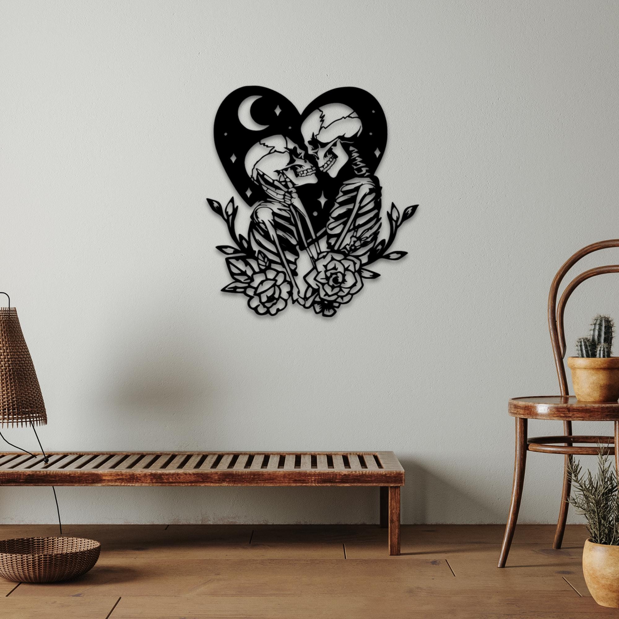 Skeleton Lovers Couple Dxf Svg Ai Laser Cut Files | Glowforge | Cutting ...