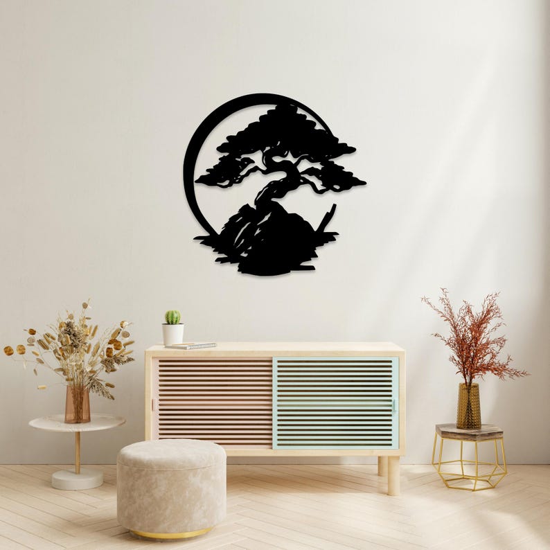 Bonsai Tree Laser Cut Svg Dxf Pdf Files | Bonsai Vector File for Laser ...