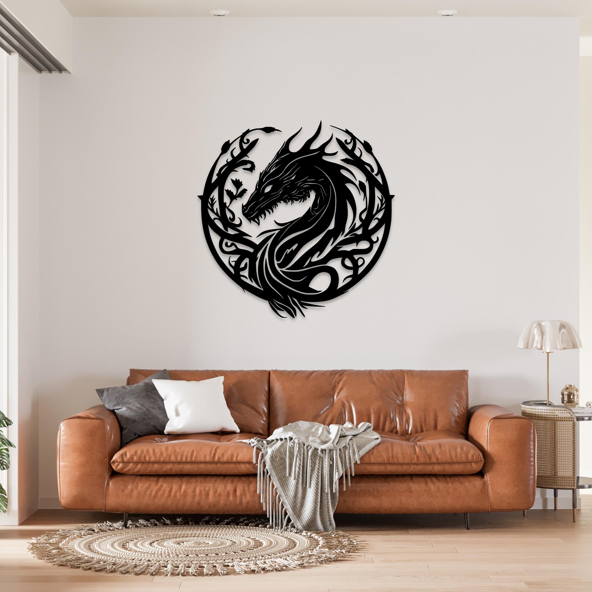 Dragon Laser Cut Svg Dxf Pdf Files | Bearded Dragon Vector File for ...