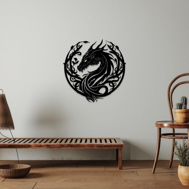 Dragon Laser Cut Svg Dxf Pdf Files | Bearded Dragon Vector File for ...