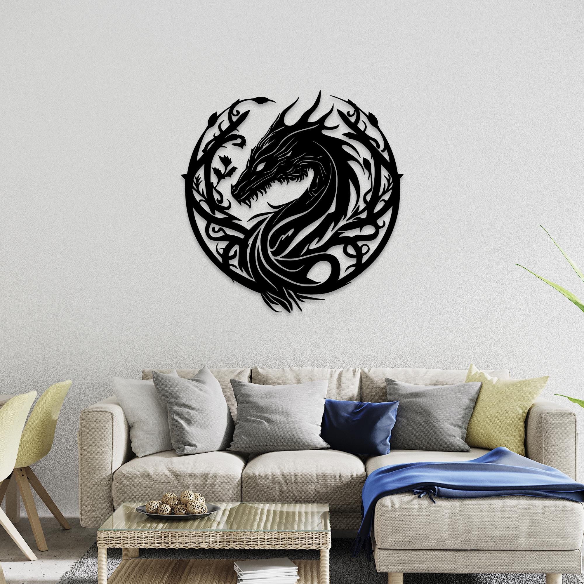 Dragon Laser Cut Svg Dxf Pdf Files | Bearded Dragon Vector File for ...
