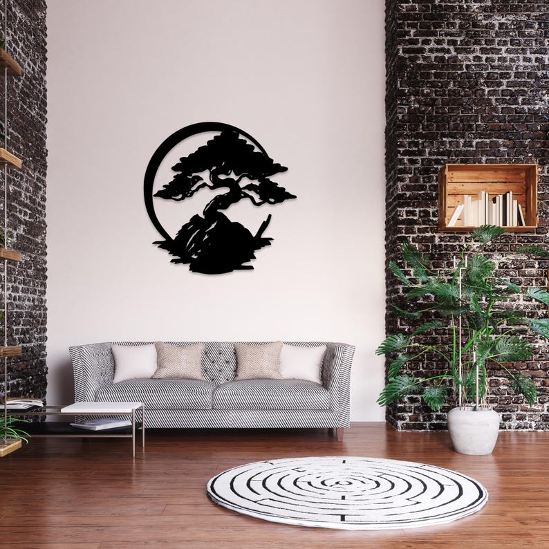 Bonsai Tree Laser Cut Svg Dxf Pdf Files | Bonsai Vector File for Laser ...