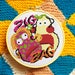 Zig and Zag Inspired Irish Alien Adult Cross Stitch Instant PDF Digital ...