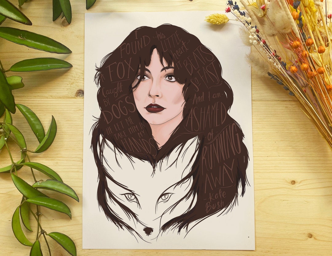 HOUNDS OF LOVE Kate Bush Inspired A4 Print - Etsy