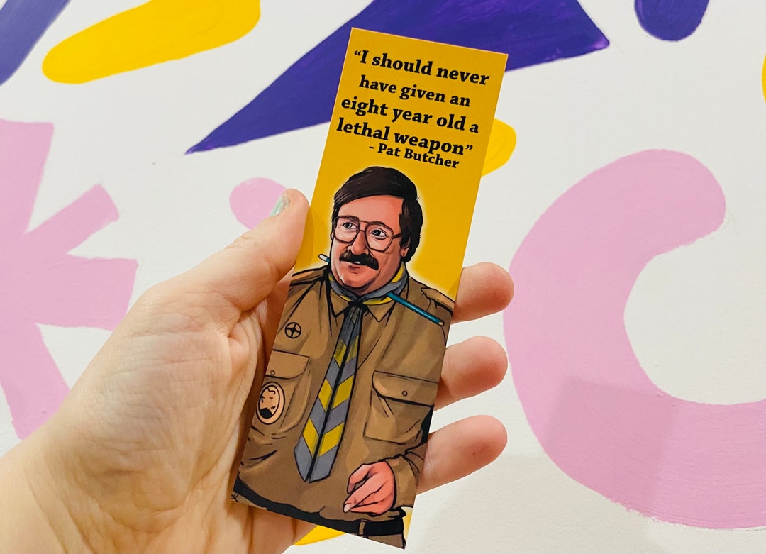 Pat Butcher From TV Show Ghosts Inspired Bookmark Patrick Butcher Books ...