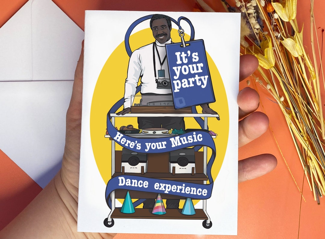 Severance Inspired Card 'it's Your Party. Here's - Etsy