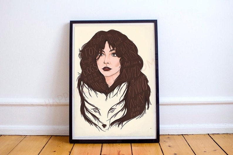 HOUNDS OF LOVE Kate Bush Inspired A4 Print - Etsy