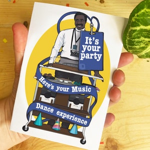 Severance Inspired Card - 'it's Your Party. Here's Your Music ...