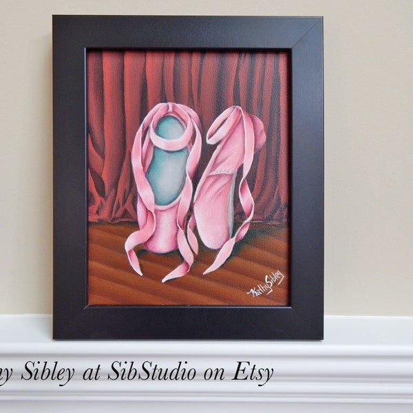 Ballet Slippers Art - Etsy