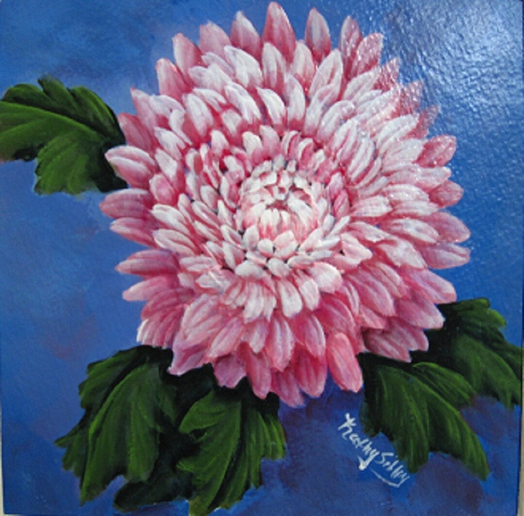 Fall Mums Painting Original Acrylic Painting 7 X 7 - Etsy UK
