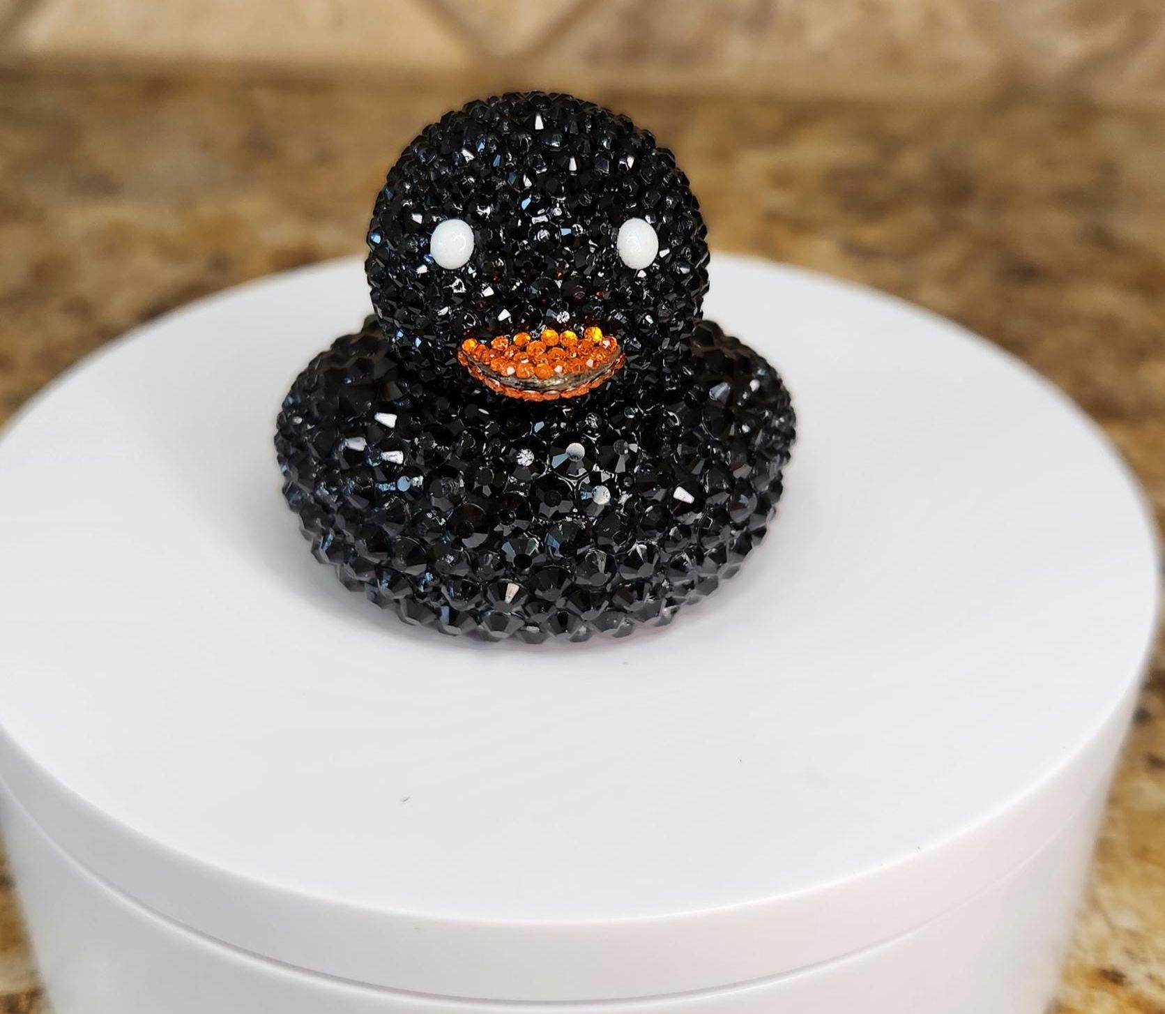 Rhinestone Duck: Single-tone Sparkle Figurine - Etsy