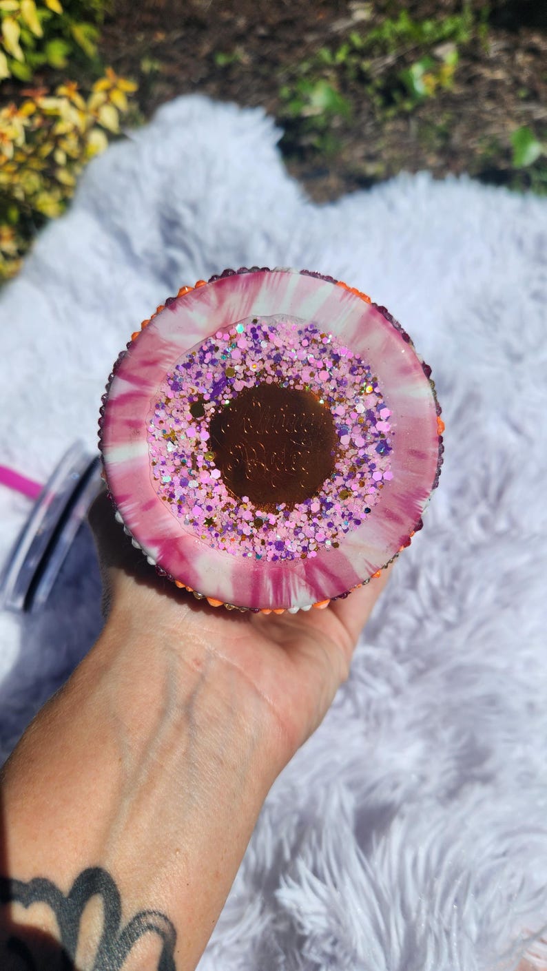 Vibrant Mosaic 30 Oz Blinged Tumbler With Straw - Etsy