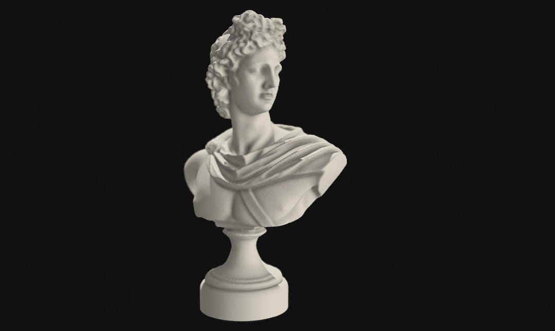 Apollo Sculpture Statue Bust 3MF Print File // Antique Sculpture, Gift ...