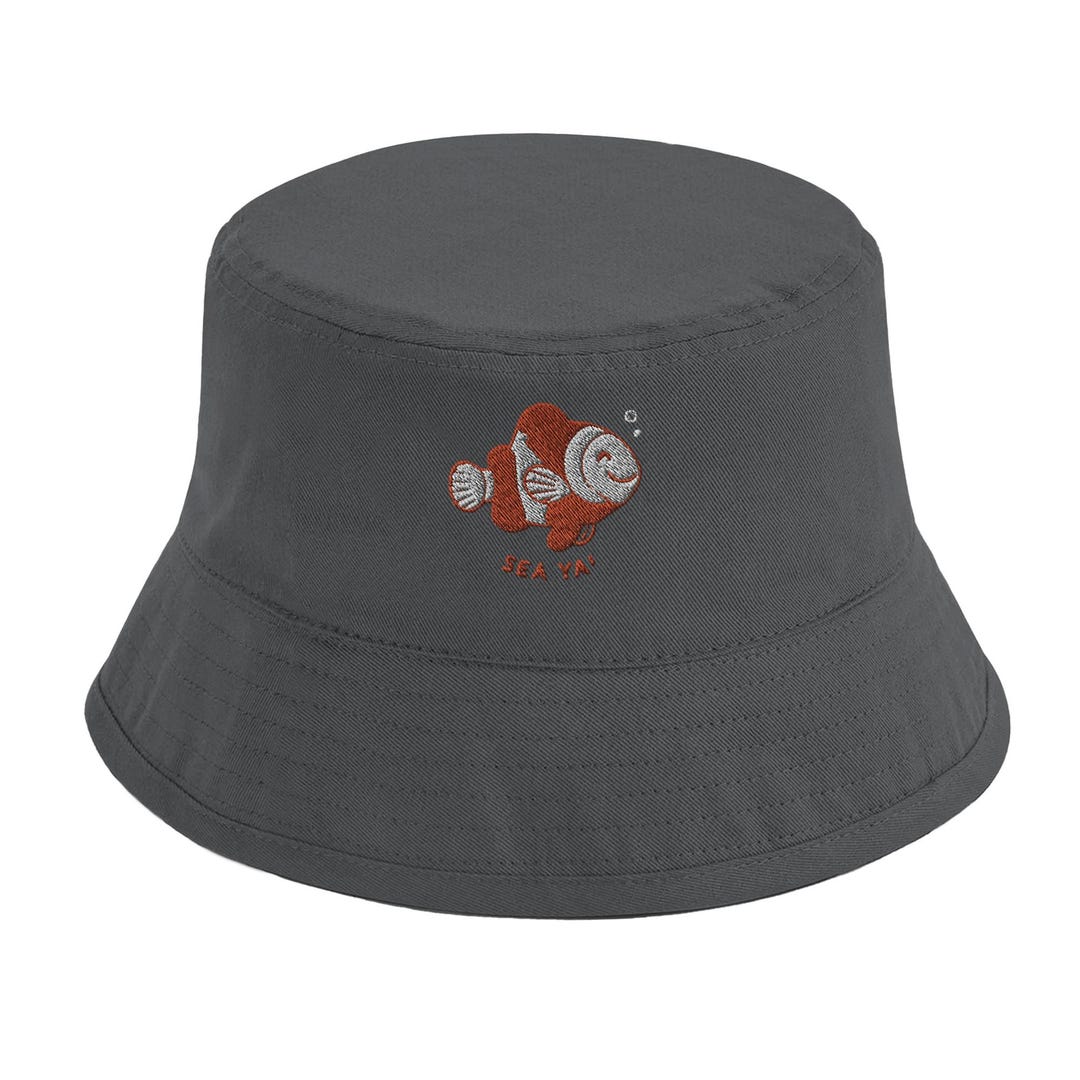 My Little Clown Fish Sea Ya - Organic Cotton Bucket Hat - Eco-friendly ...