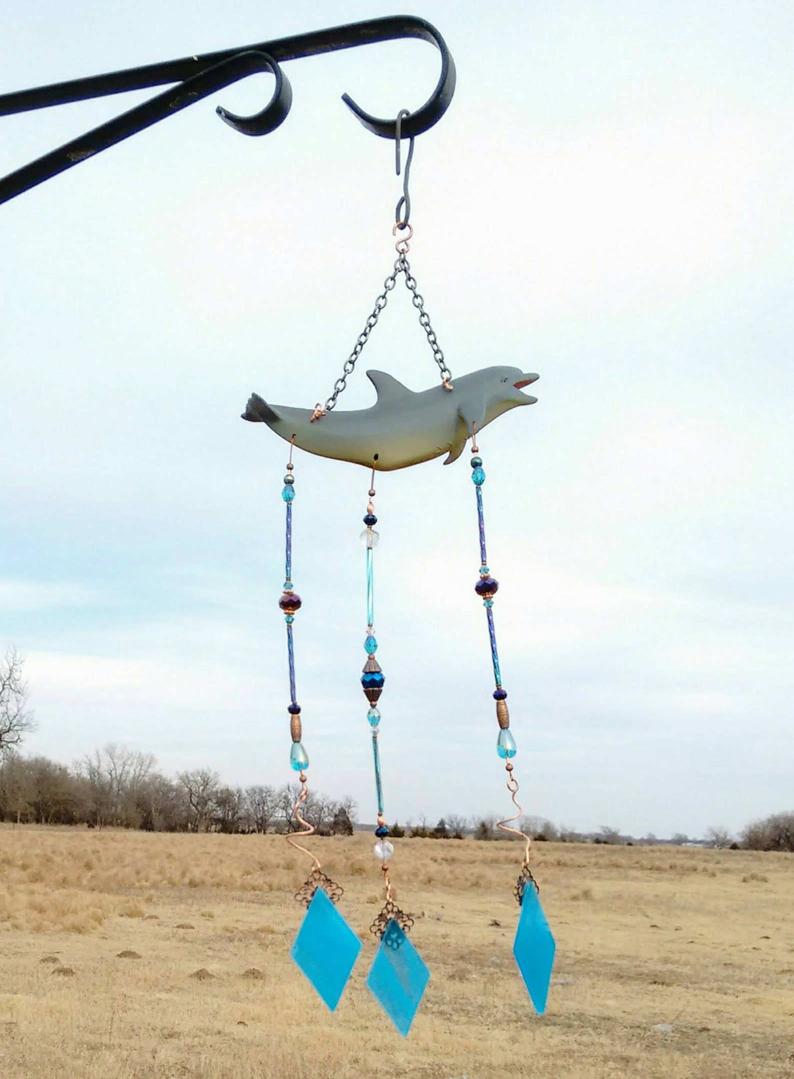 Dolphin Sun Catcher Dolphin Wind Chime Porpoise Wind Chime - Etsy