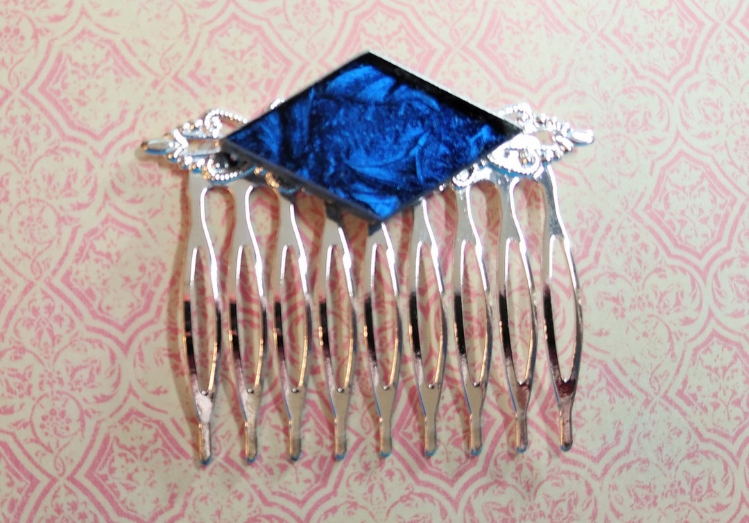 Hair Combs, Stained Glass Hair Combs, Vintage Style Hair Combs, Van ...