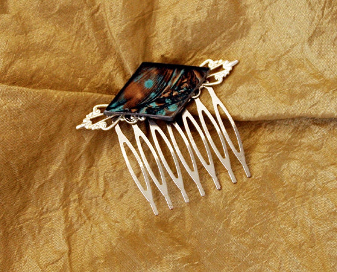 Hair Combs, Hair Pins, Hair Accessories, Hair Ornaments, Blue Hair ...