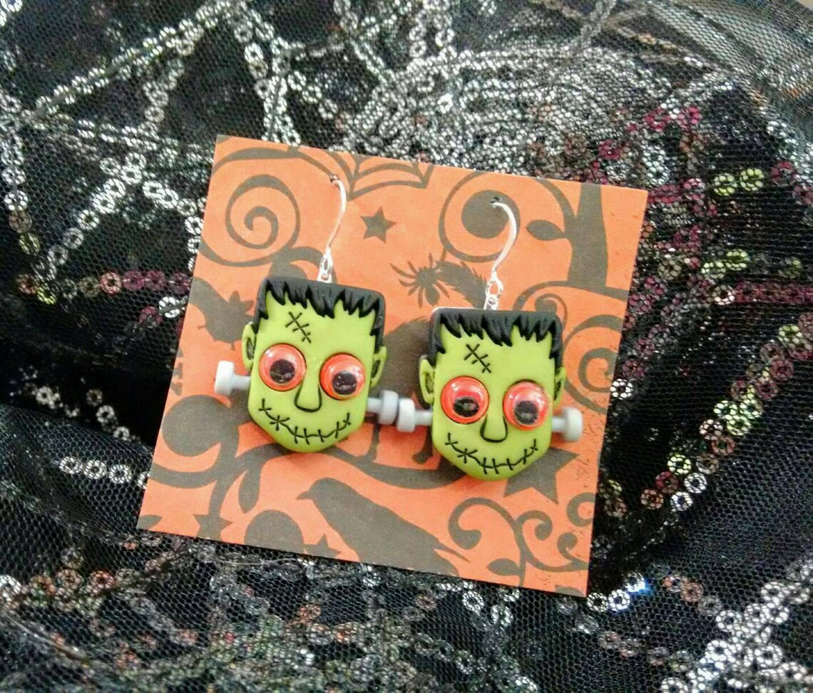 Halloween Jewelry Frankenstein Jewelry Fall Jewelry - Etsy
