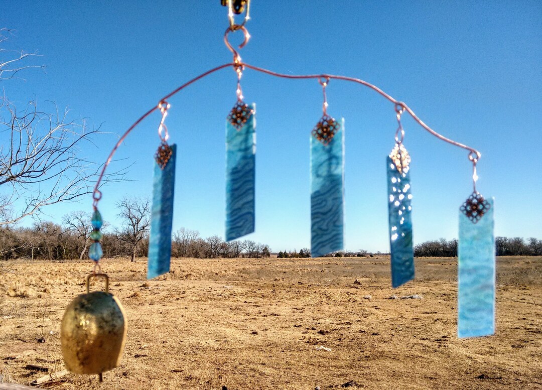 Stained Glass Wind Chime Garden Bell, Unique Gift for Housewarming ...