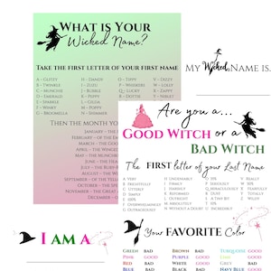 Wicked Themed Teacher Appreciation Activities - Etsy