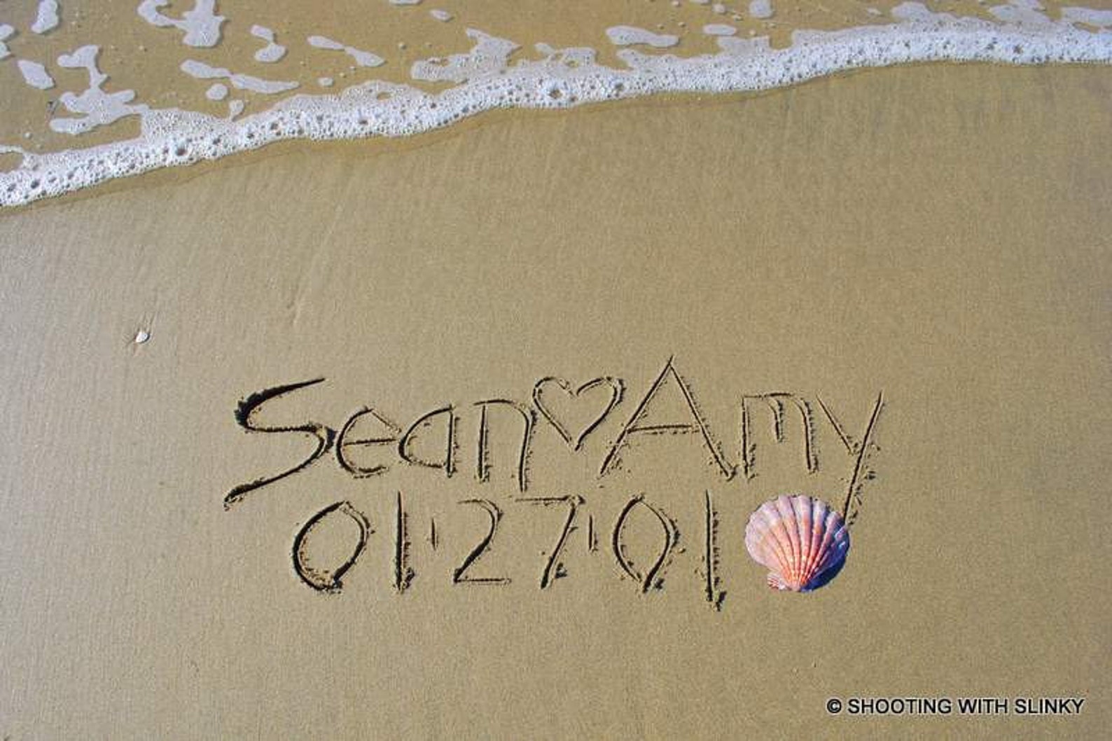 5x7 PRINT Your Name or Any Message You'd Like Written in the REAL Beach ...