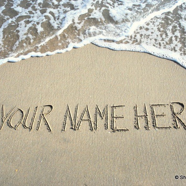 Sand Writing - Etsy