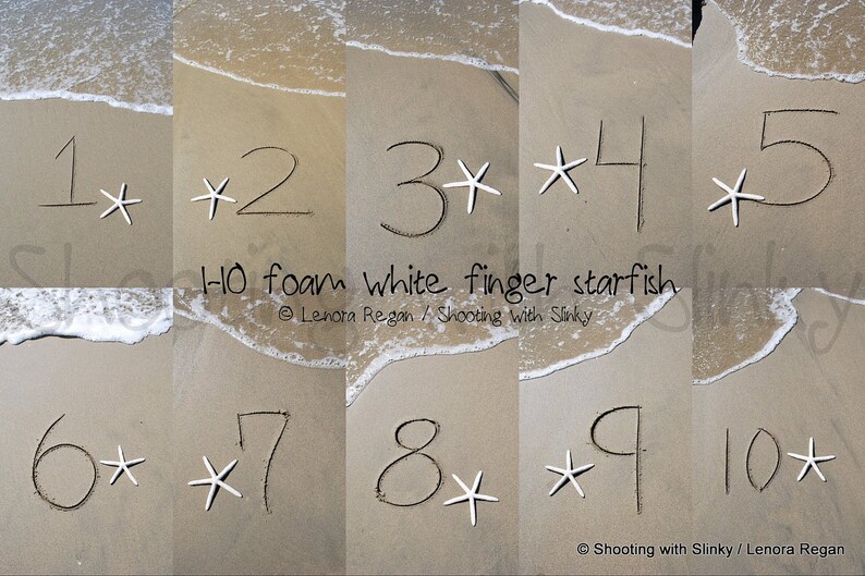 BEACH TABLE Numbers - 1 Thru 10 Written in the Real Beach Sand ...