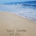 5x7 PRINT Your Name or Any Message You'd Like Written in the REAL Beach ...