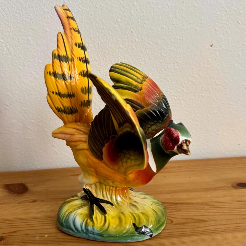 Ceramic Pheasant Figurine - Etsy