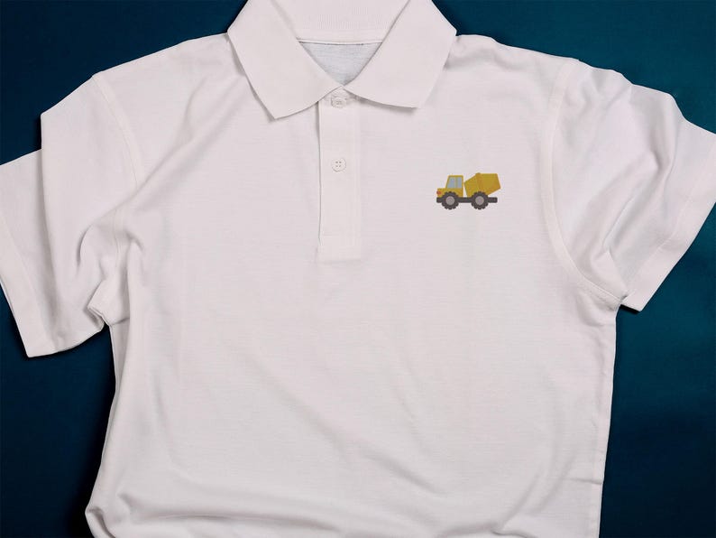 Construction Vehicles Embroidery Design: Mini Trucks Set (digital ...