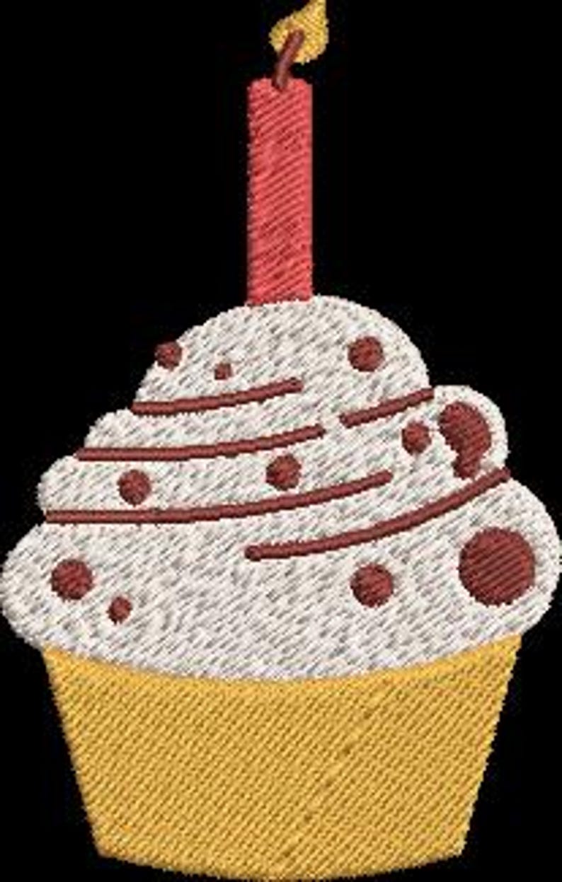 Cupcake Embroidery Design Bundle: Bakery Chef Pattern - 9 Sizes - Etsy