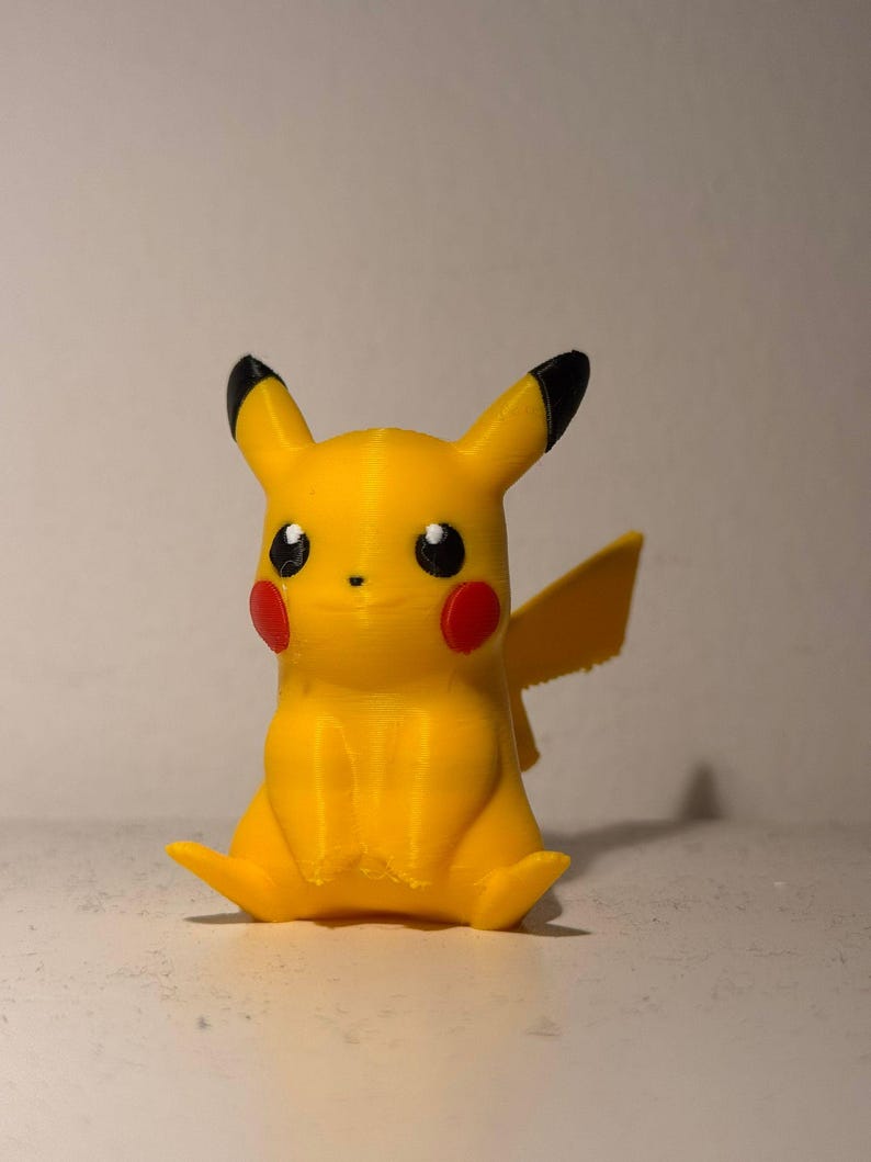 Mini 3D Printed PIKACHU Figure 5 Cm Cute and Collectible - Etsy