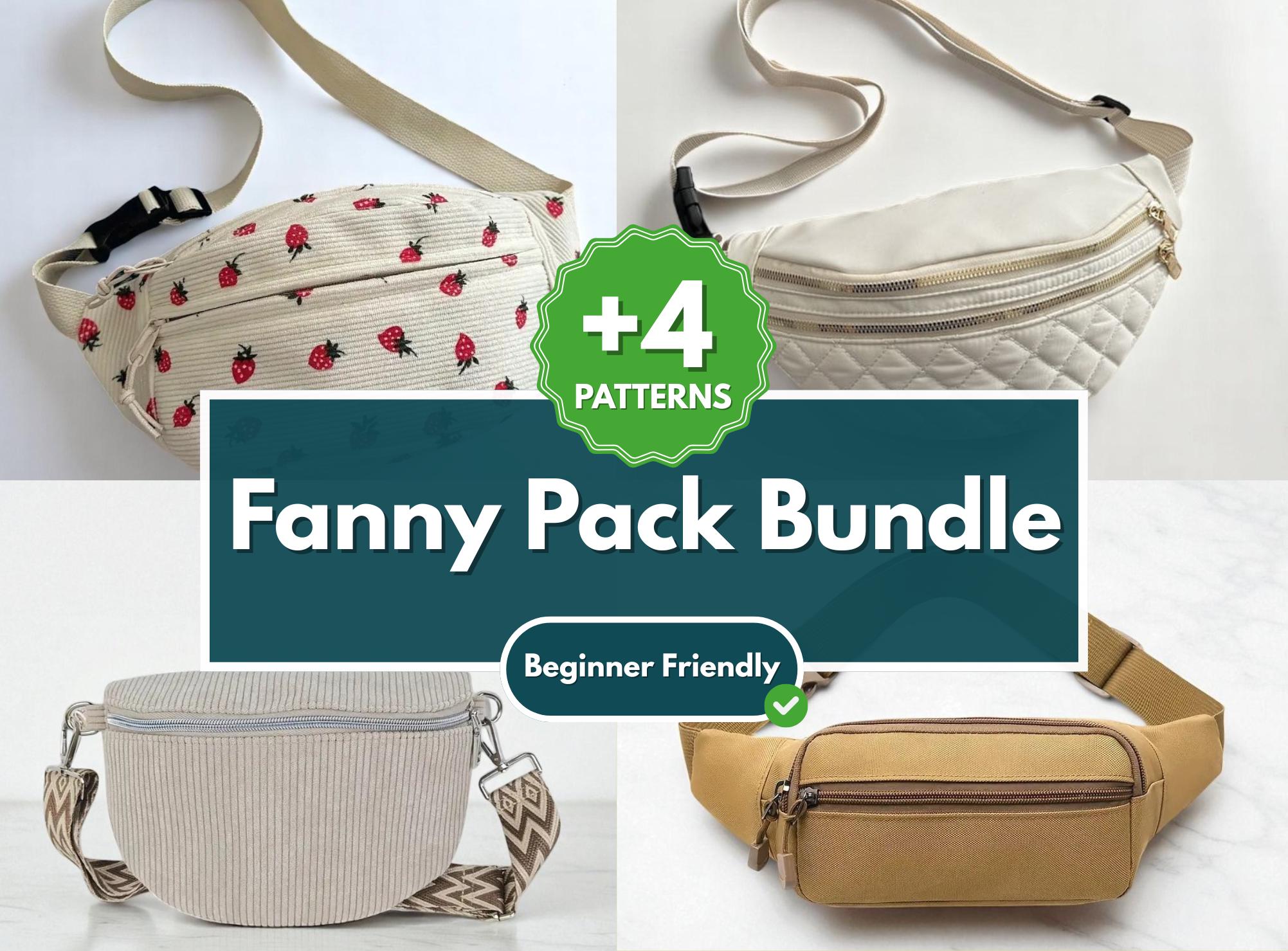 Fanny Pack Pattern | Sewing Pattern | Beginner Pattern | Bag Pattern ...