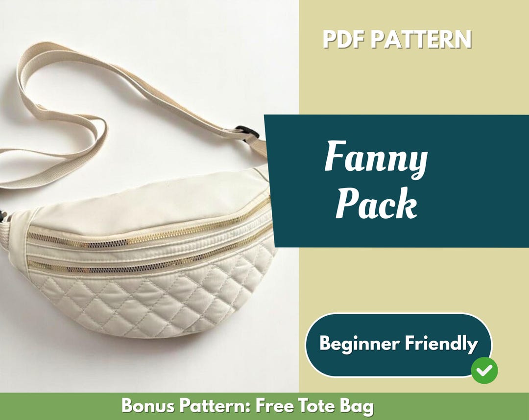 Fanny Pack Sewing Pattern | Sling Bag Pattern | Beginner Pattern | Bag ...