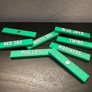 MLB Major League Baseball Standings Board Division Leaderboard ...