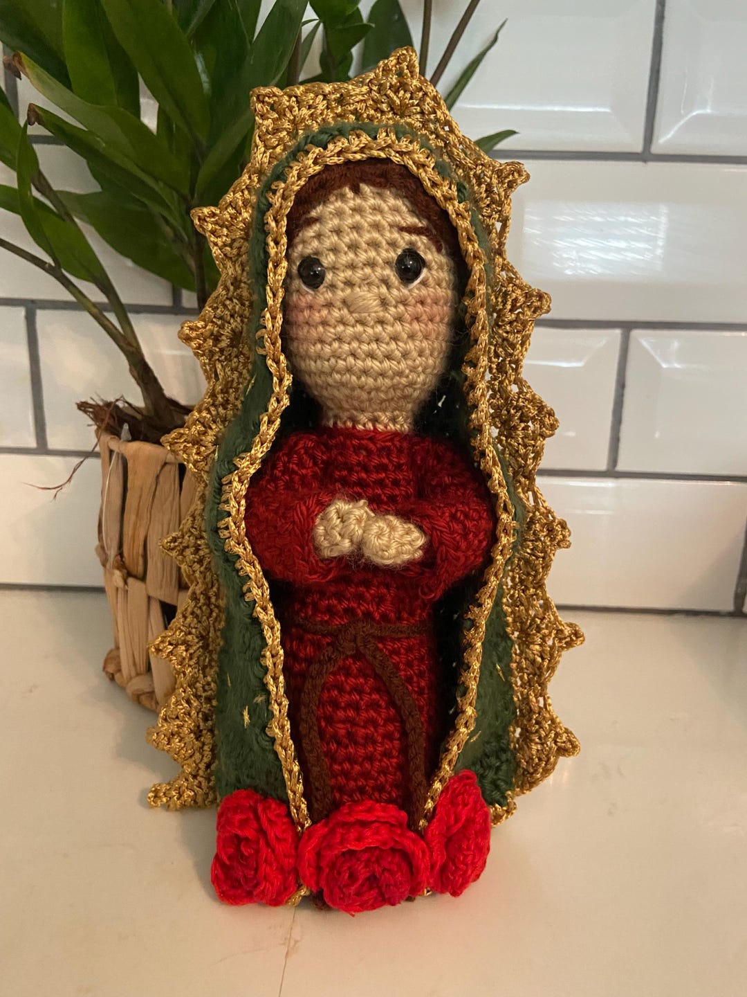 Virgin Mary Amigurumi Crochet - Etsy
