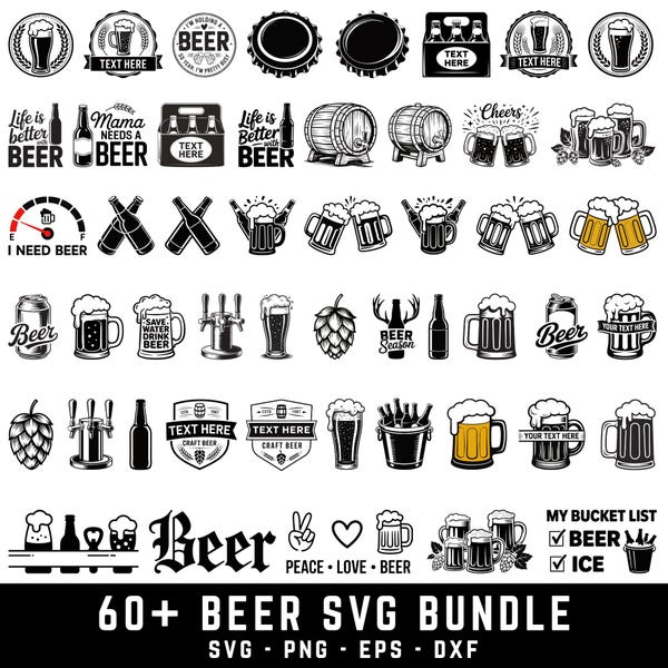Beer Cartoon Clipart - Etsy UK