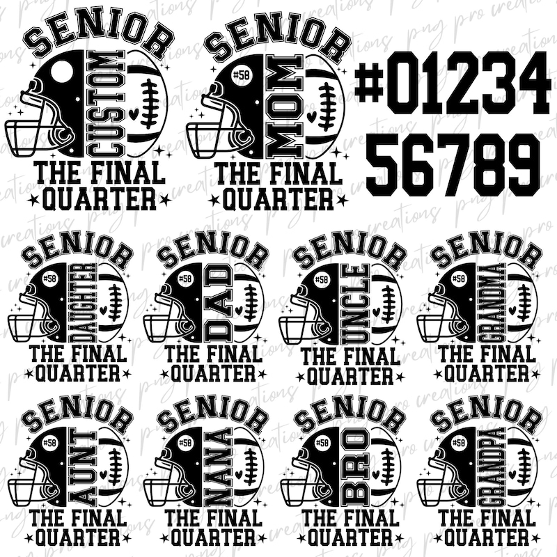Senior Football Svg Shirt - Etsy