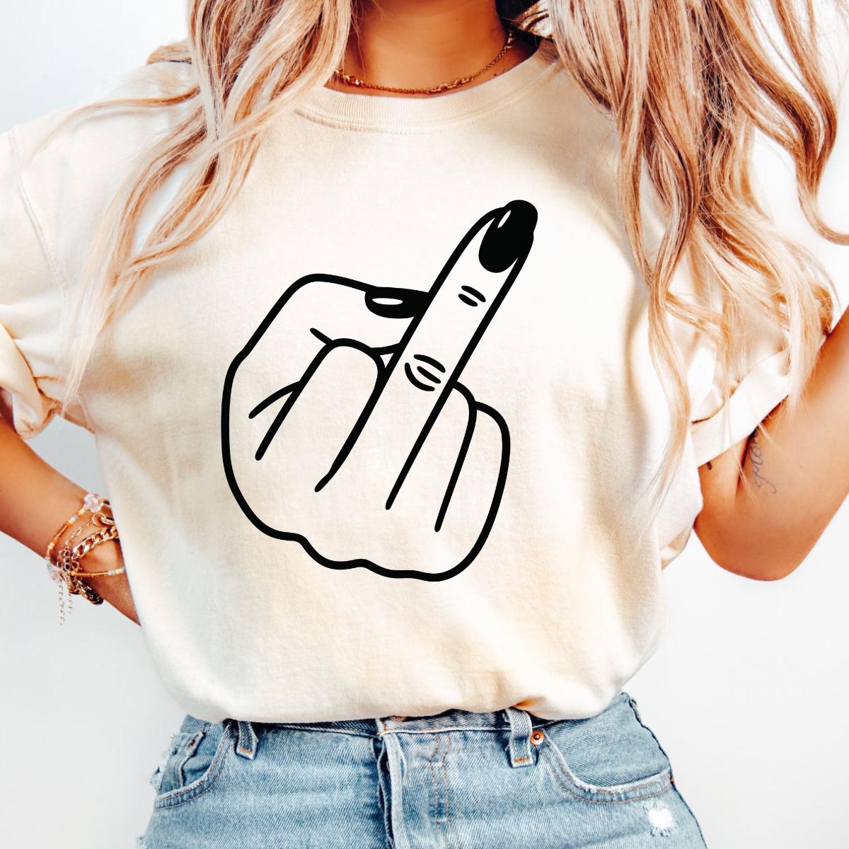 Middle Finger Svg Bundle, Middle Finger Cut File for Circut, Middle ...