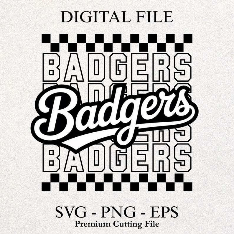Badgers Mascot Svg, Mascot Shirt Design, Mascot Shirt Team, School ...
