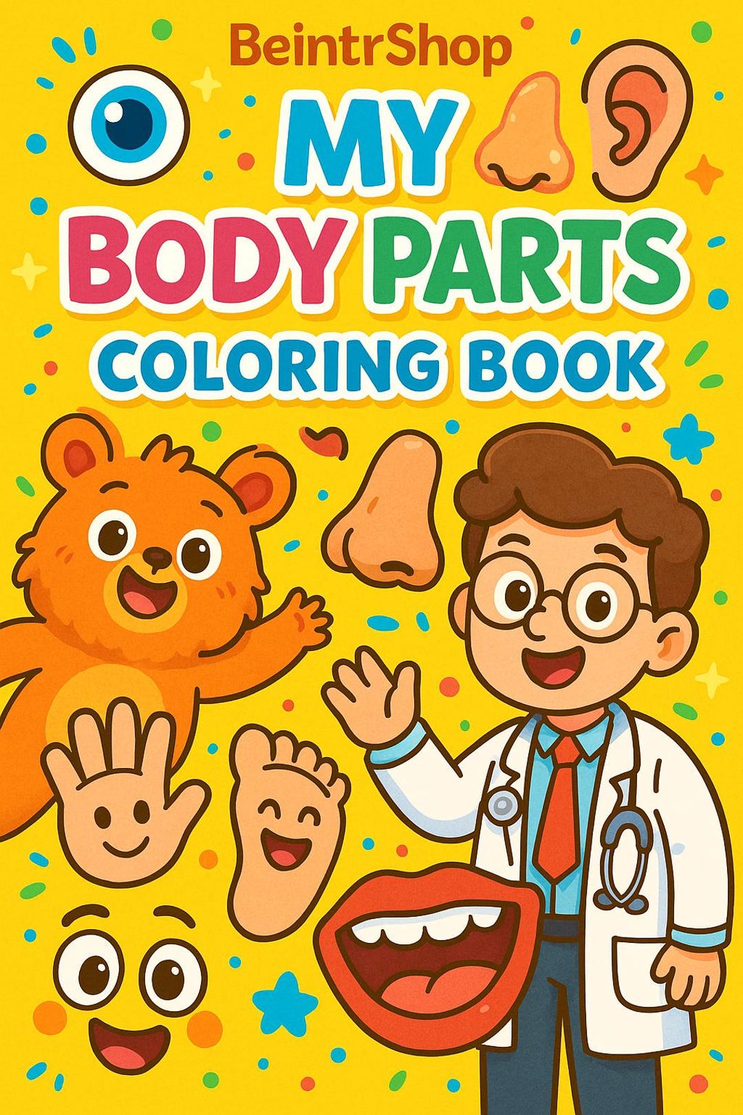 My Body Parts Coloring Book for Kids – Fun & Educational Printable ...