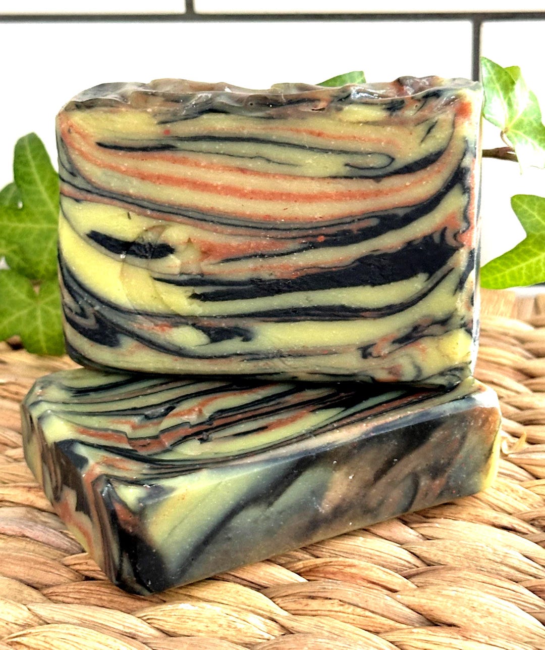 Solar Eclipse Bar Soap, Activated Charcoal Pink Clay Soap, Cold Process ...