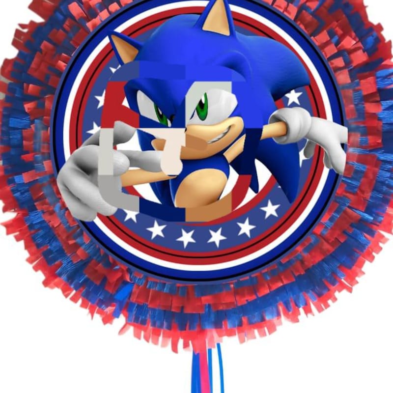 Sonic the Hedgehog Pinata - Etsy