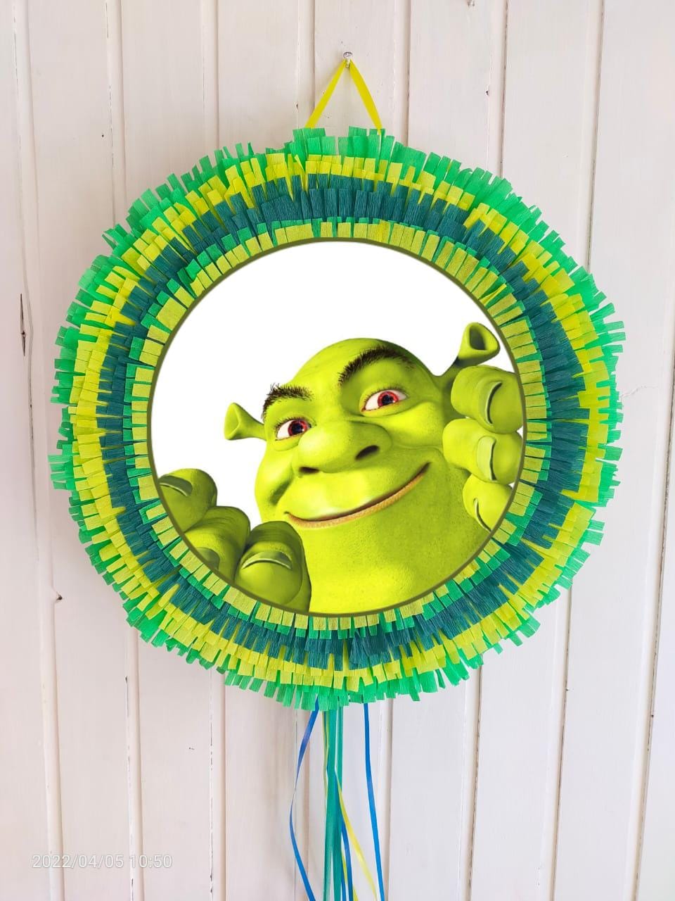Piñata De Fiesta De Cumpleaños Shrek Tira De La Cuerda - Etsy