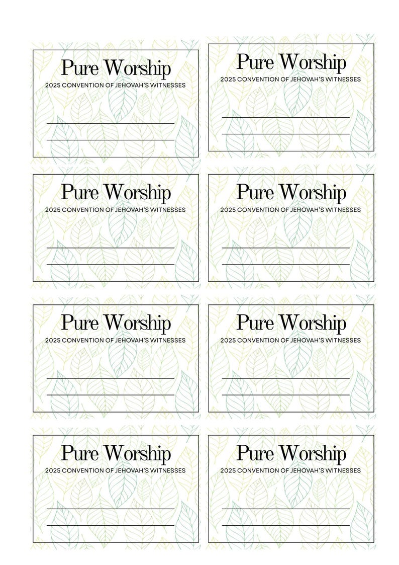 Convention Name Badges 2025 - Etsy