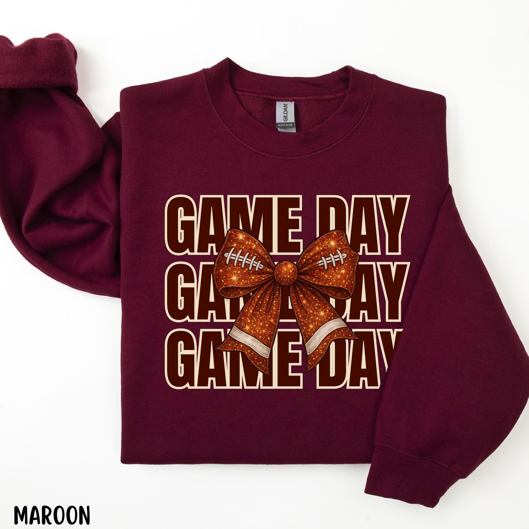 Game Day Sweatshirt, Game Day Football, Football Crewneck for Women ...