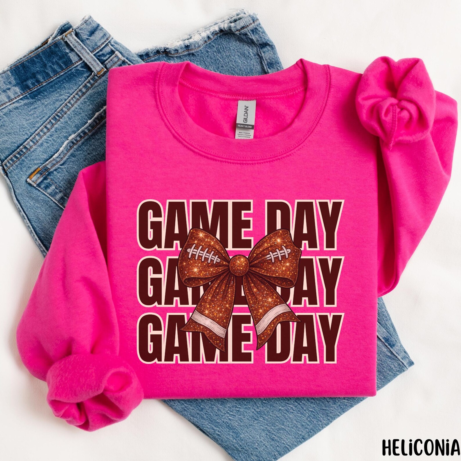 Game Day Sweatshirt, Game Day Football, Football Crewneck for Women ...