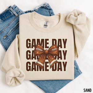 Game Day Sweatshirt, Game Day Football, Football Crewneck for Women ...