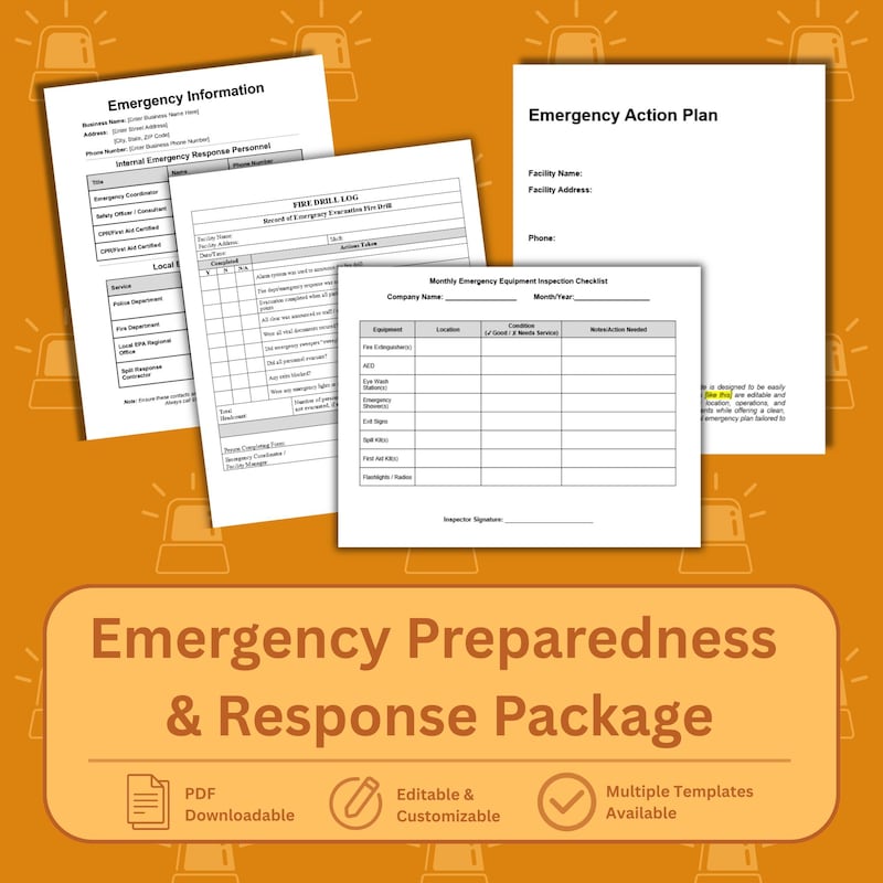 Emergency Preparedness Binder - Etsy