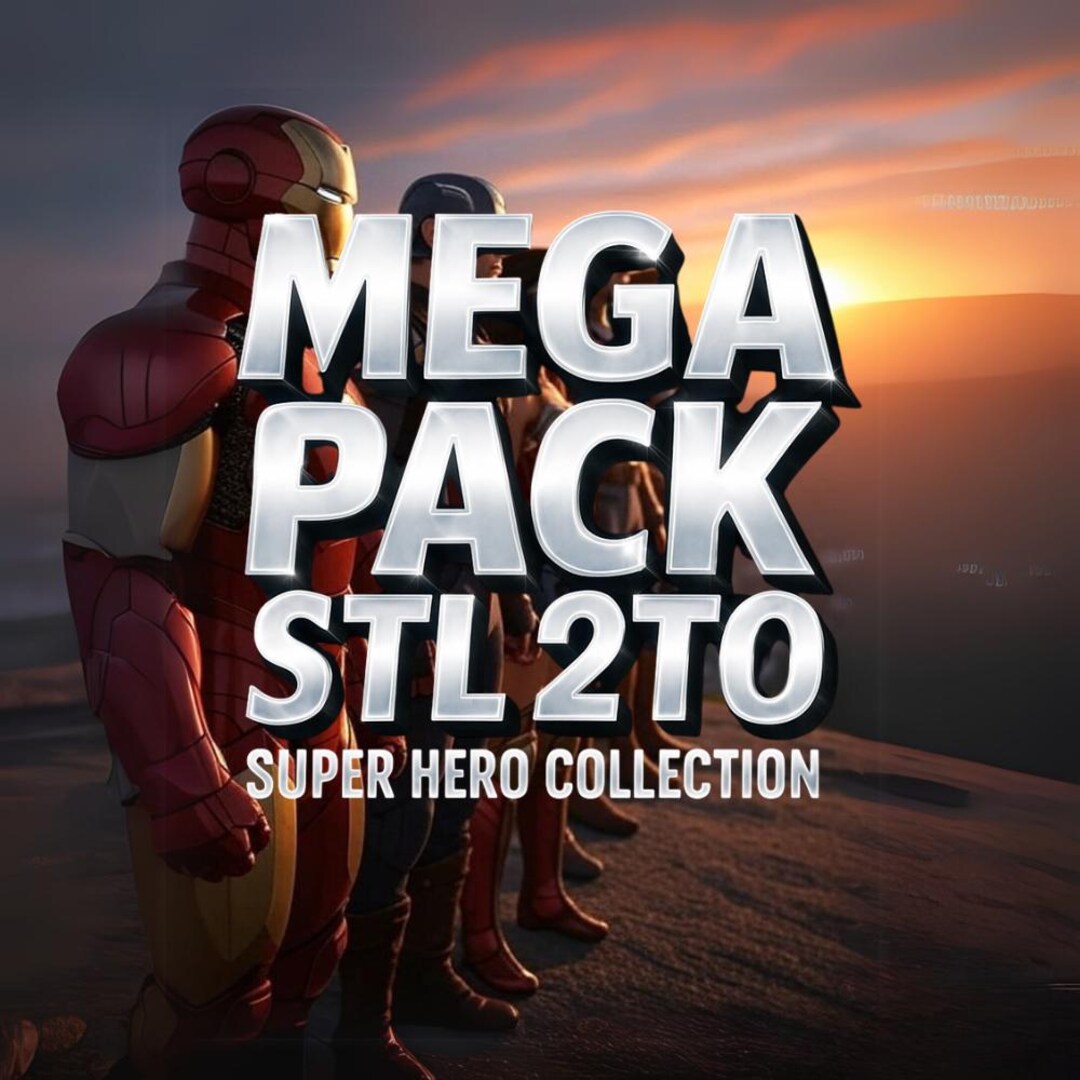 STL Mega Pack – Superhero-inspired 3D Models for Resin Printing ...